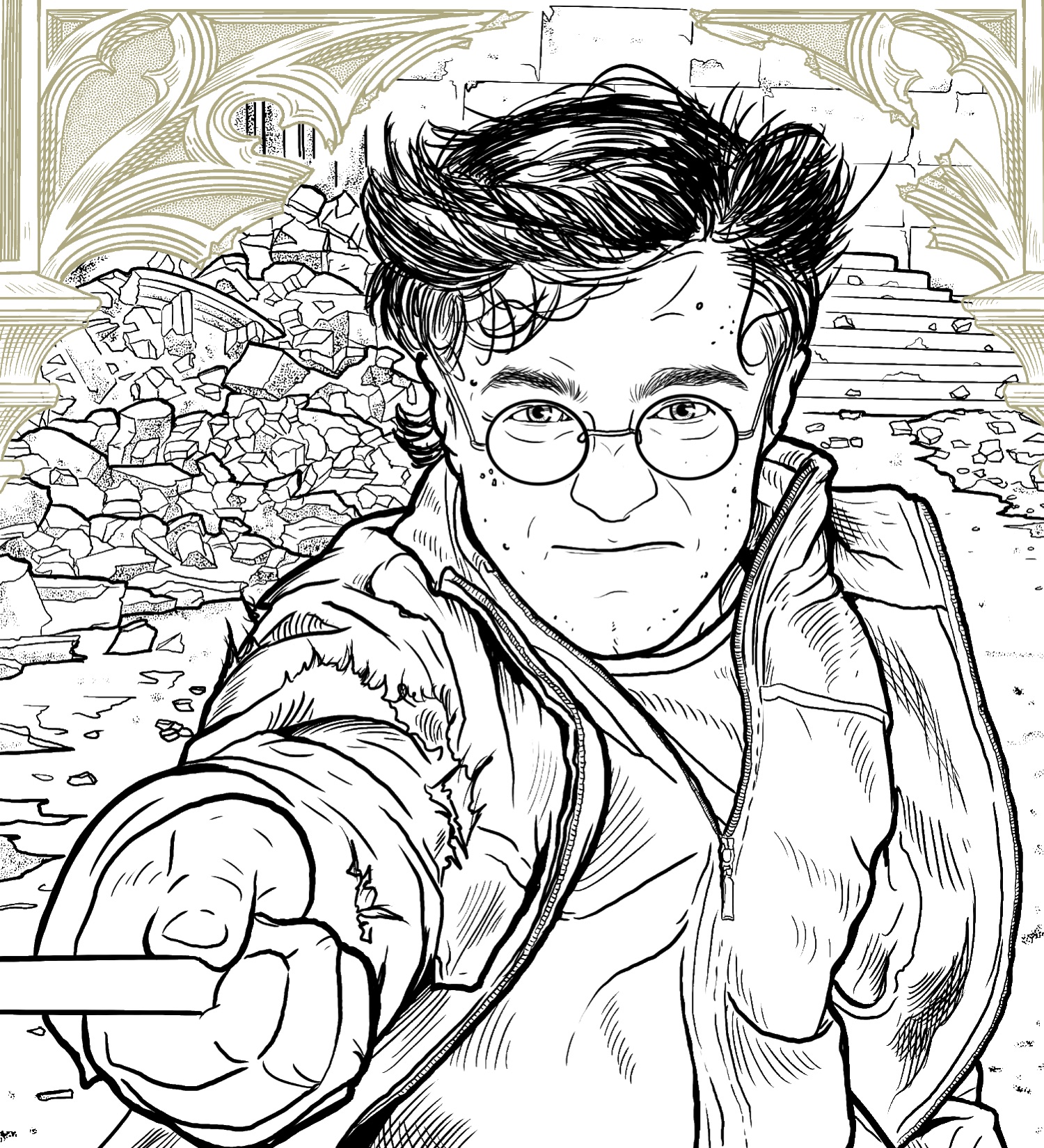 Exclusive Look At New Harry Potter Colouring Book From Insight Editions