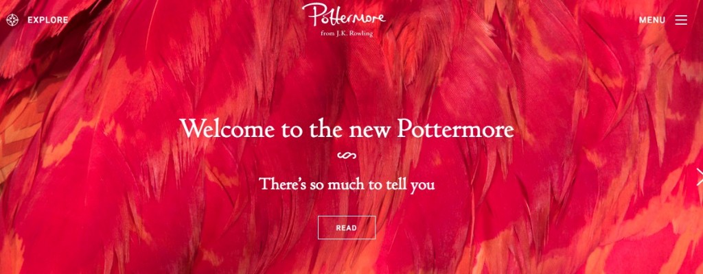 J.K. Rowling Relaunches Pottermore! - The-Leaky-Cauldron.org « The ...